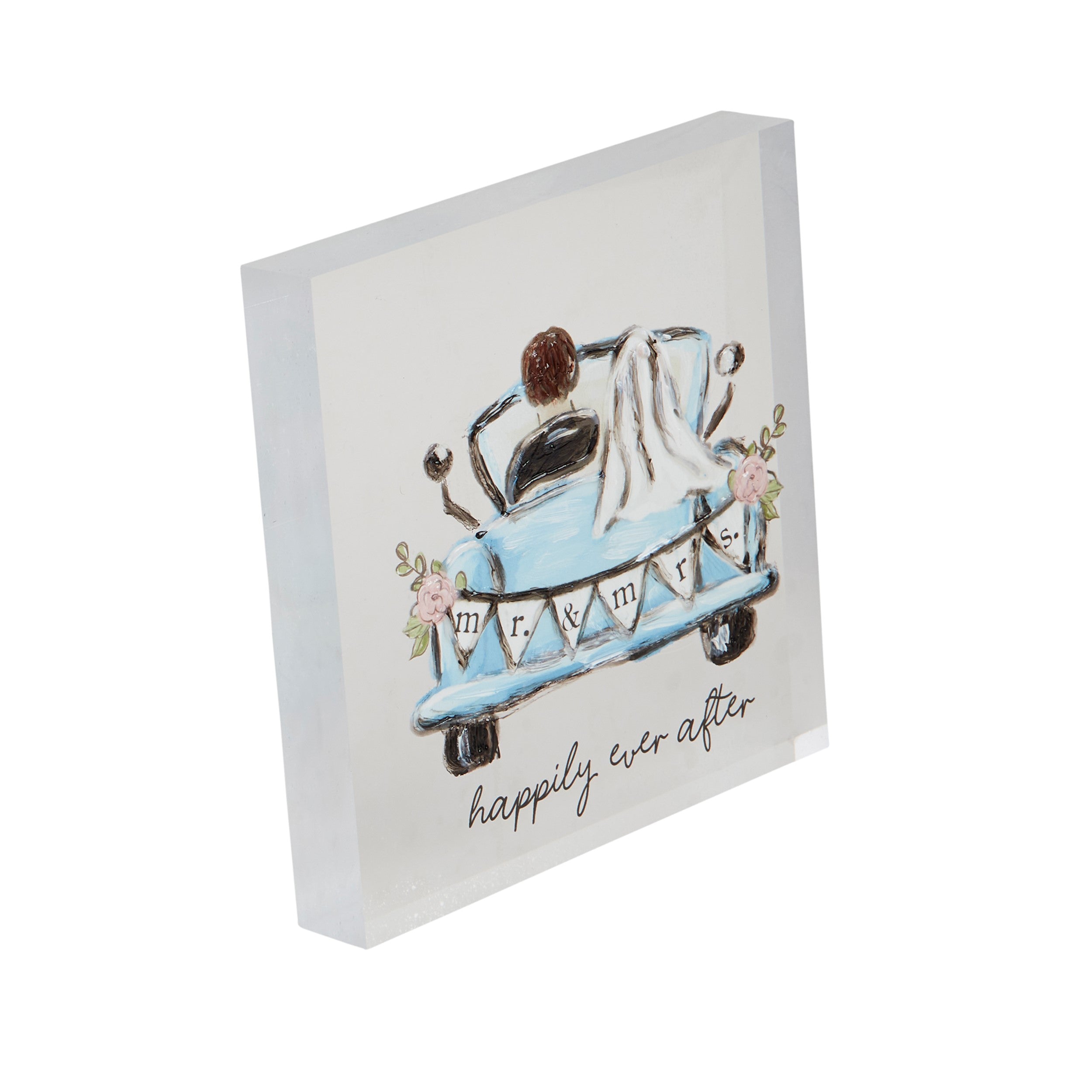 Happily Acrylic Wedding Plaque – Ye Peddler Gift Shoppe