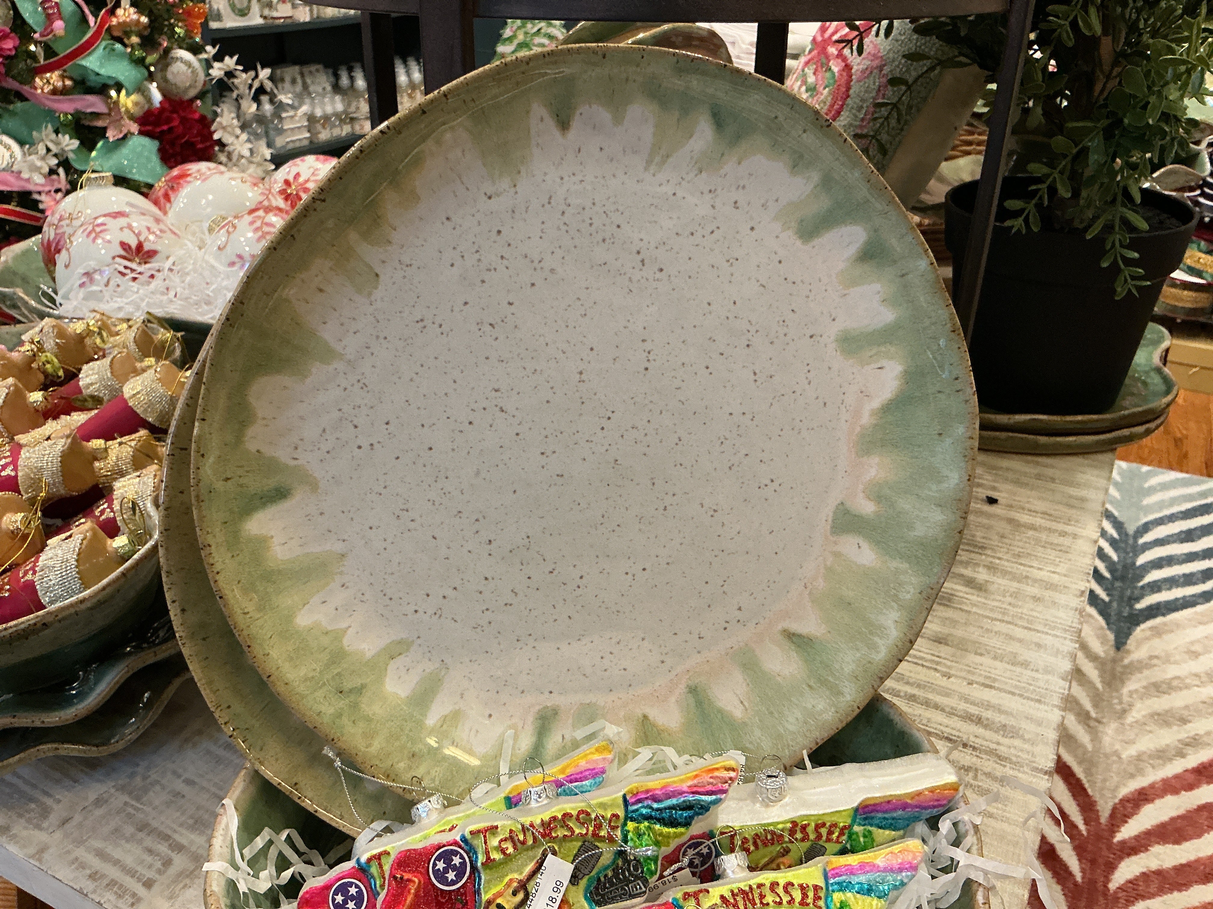 Round Platter - Matcha Latte – Ye Peddler Gift Shoppe