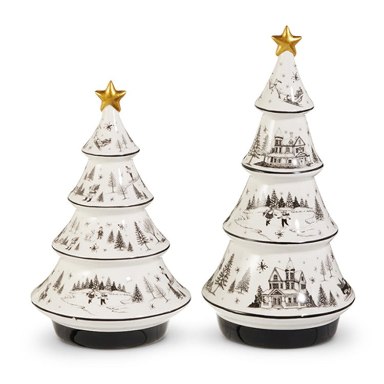 12" Through the Woods Ceramic Trees – Ye Peddler Gift Shoppe